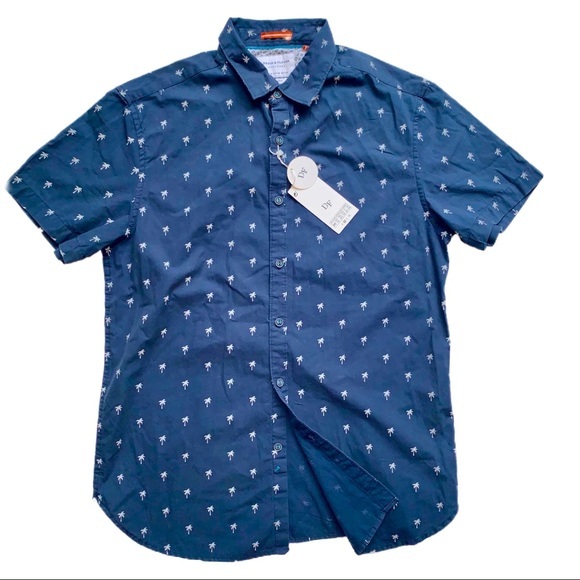 Denim & Flower | Shirts | Nwt Denim Flower Ricky Singh Mens Short ...